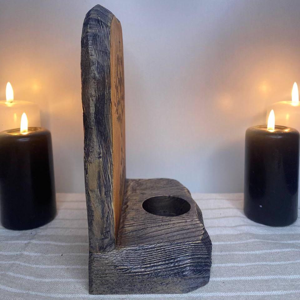 Qliphoth Tree of Death Altar, Wooden Occult Candle Holder - Etsy