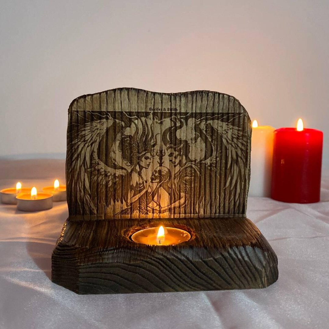 Lucifer and Lilith Lilith Lucifer Demon Altar Witchcraft Mini Altar ...