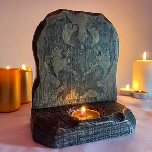 Asmodeus Asmodeus Altar Wooden Altar Demon Demon Statue Goetia Demon ...