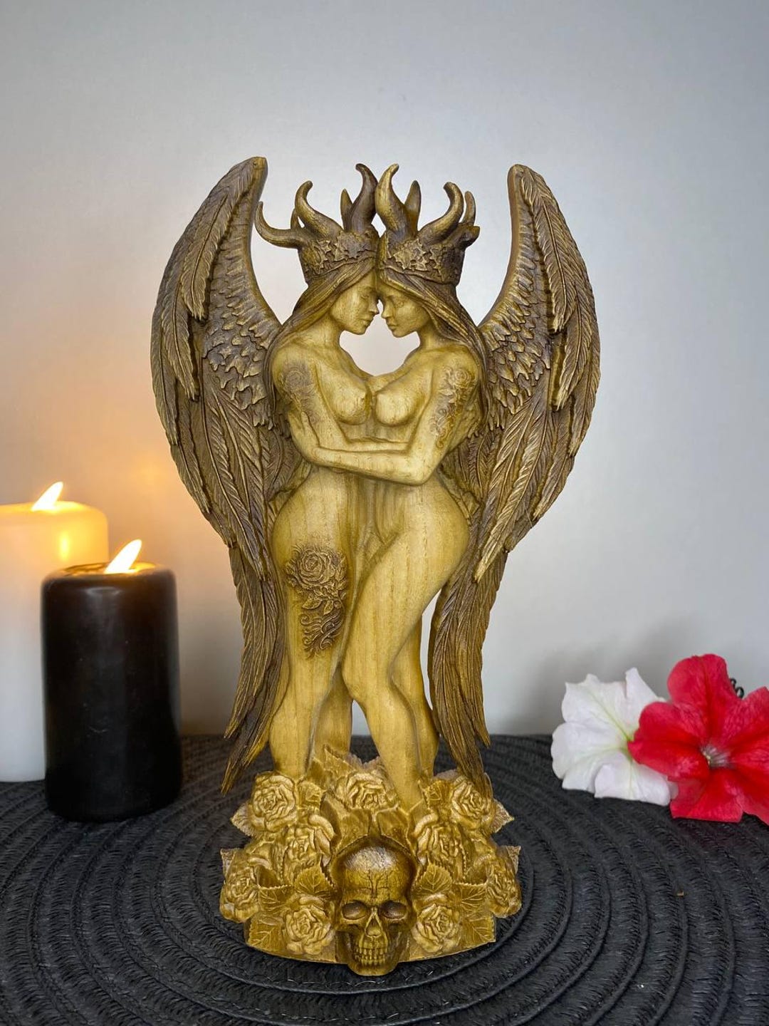 Lesbian Statue Lesbian Wedding Gift Lgbtq Statue Lgbtq Pride Lesbian ...