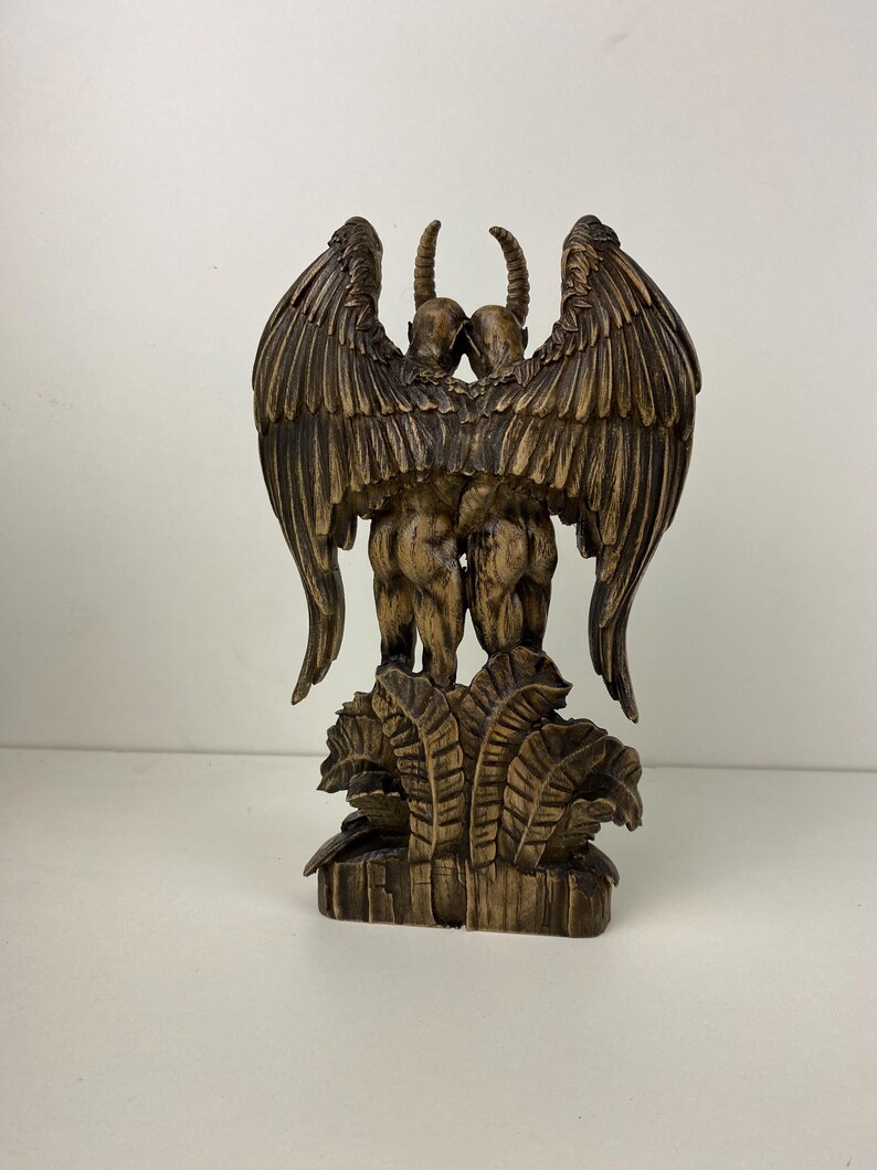 Demon Statue Gay Wedding Gift Gay Statue Gay Art Lgbtq Pagan Statue ...