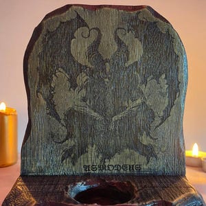 Asmodeus Asmodeus Altar Wooden Altar Demon Ritual Altar Goetia Demon ...