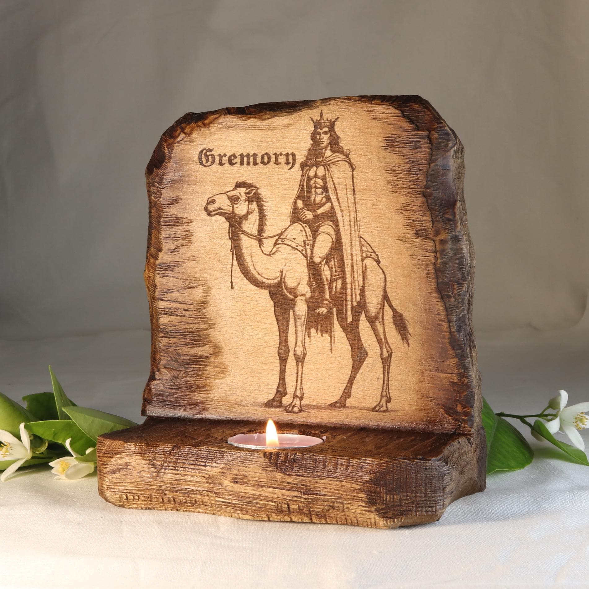 Handmade Wooden Gremory Altar: Occult Demon Statue, Witchcraft Decor - Etsy
