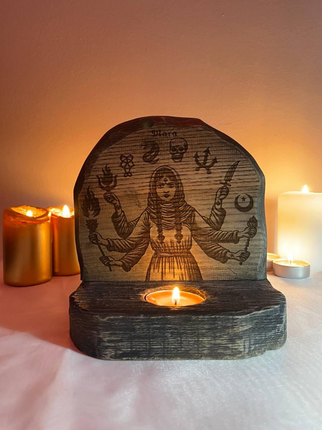 Mara Mara Altar Morana Goddess of Death Mara Goddess Slavic Altar ...