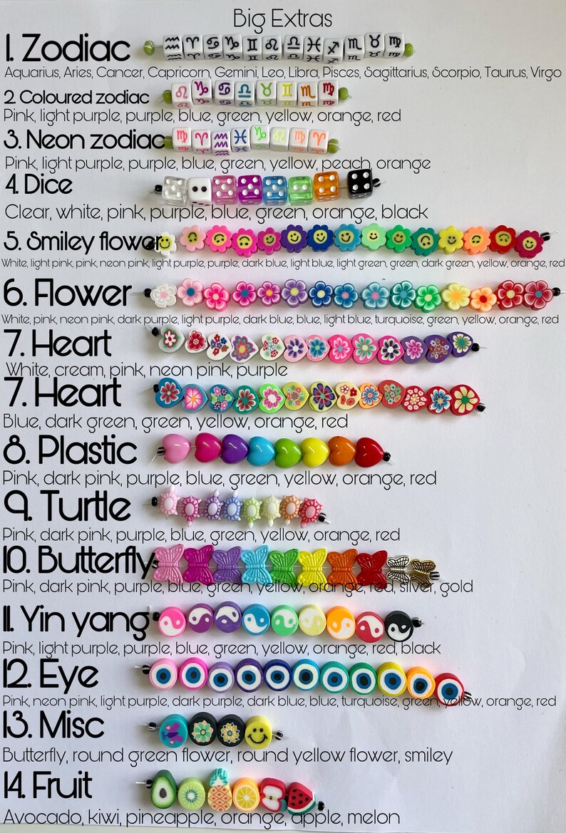 Customisable Mobile Phone Bead Charms - Etsy UK