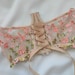 Cupless Corset, Underbust Corset With Embroidered Flowers, Floral ...