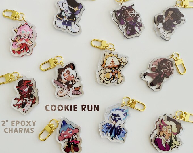 Cookie Run Kingdom CRK Milky Way Cookie Acrylic Charm Keychain - Etsy