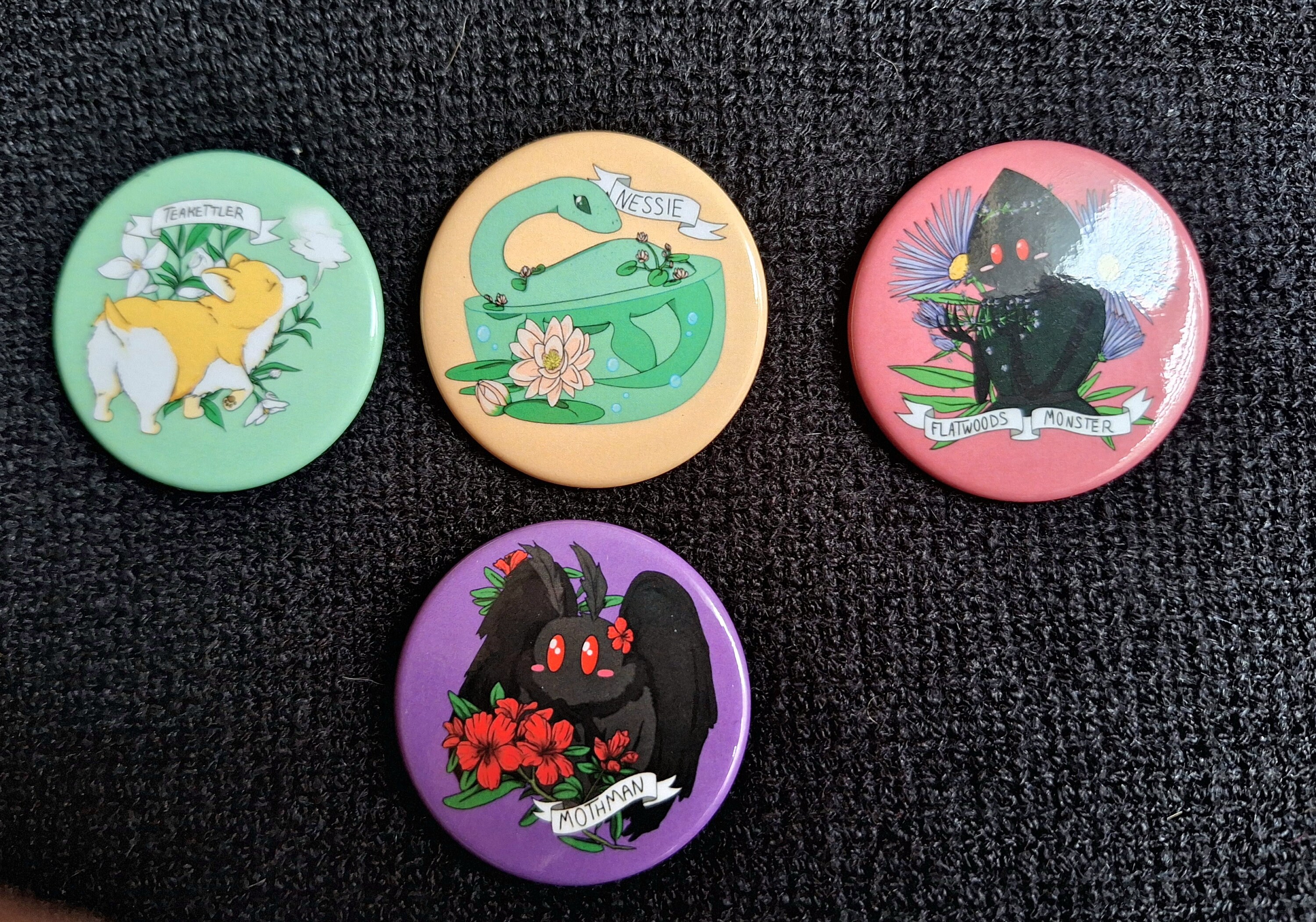 Cute Cryptid Pins - Etsy