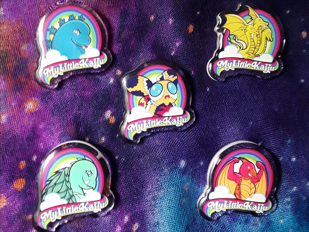 My Little Kaiju Pin - Etsy