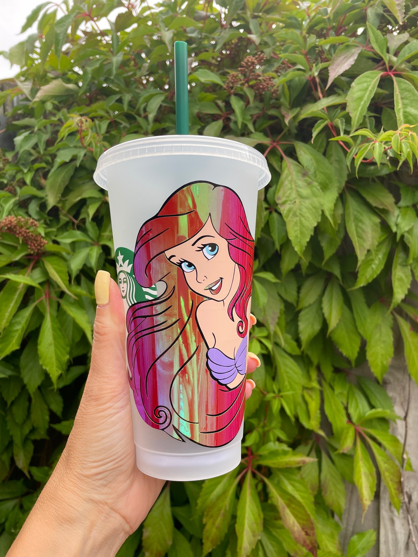LITTLE MERMAID CUP Little Mermaid Cold Cup Ariel Cold Cup - Etsy UK