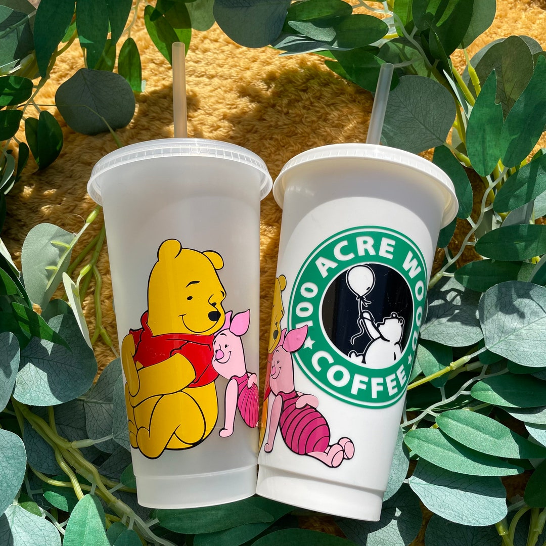 POOH COLD CUP Winnie the Pooh Piglet Inspired Cold Cup / 100 Acre Wood ...