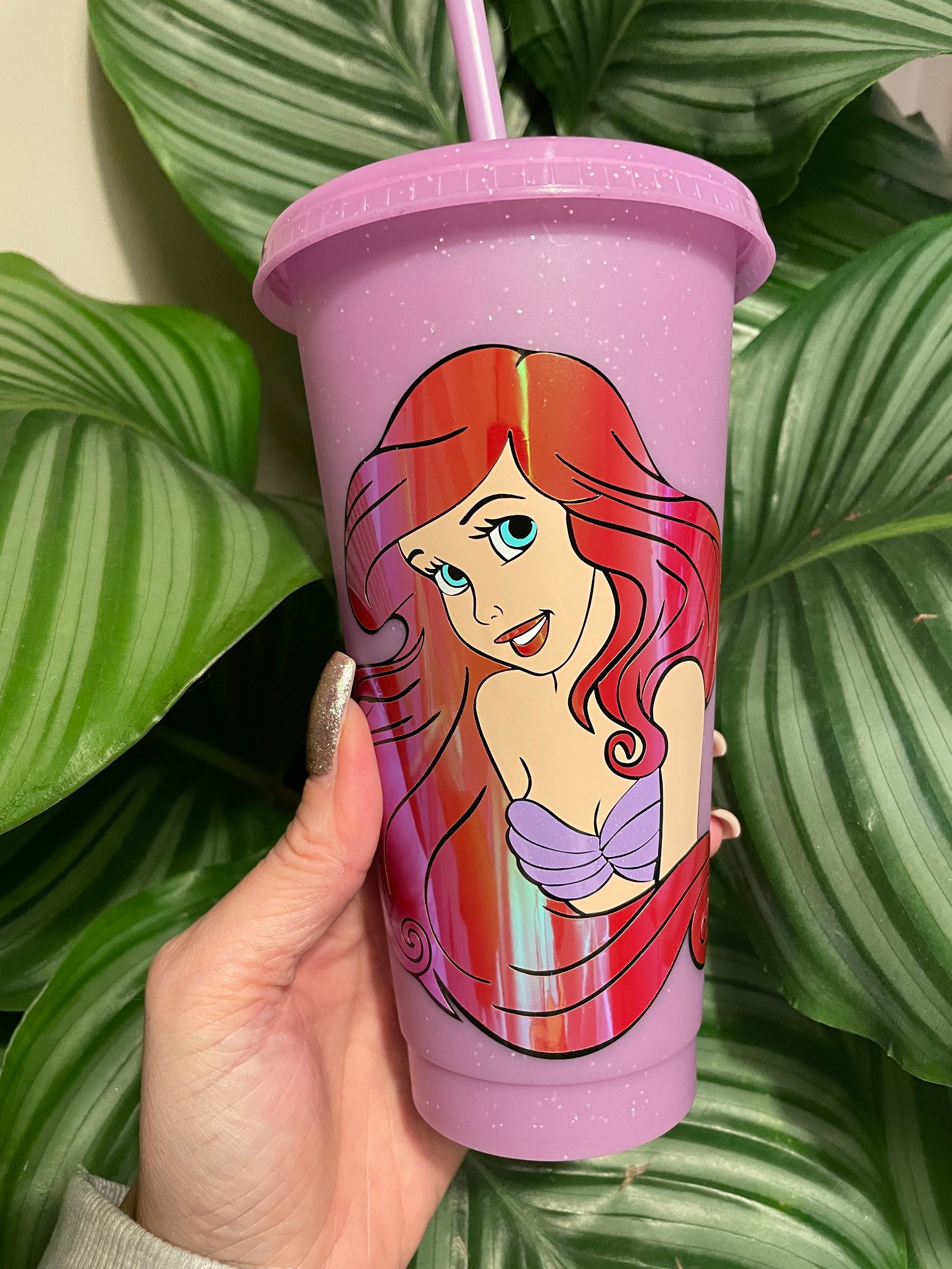 LITTLE MERMAID CUP Little Mermaid Cold Cup Ariel Cold Cup - Etsy UK
