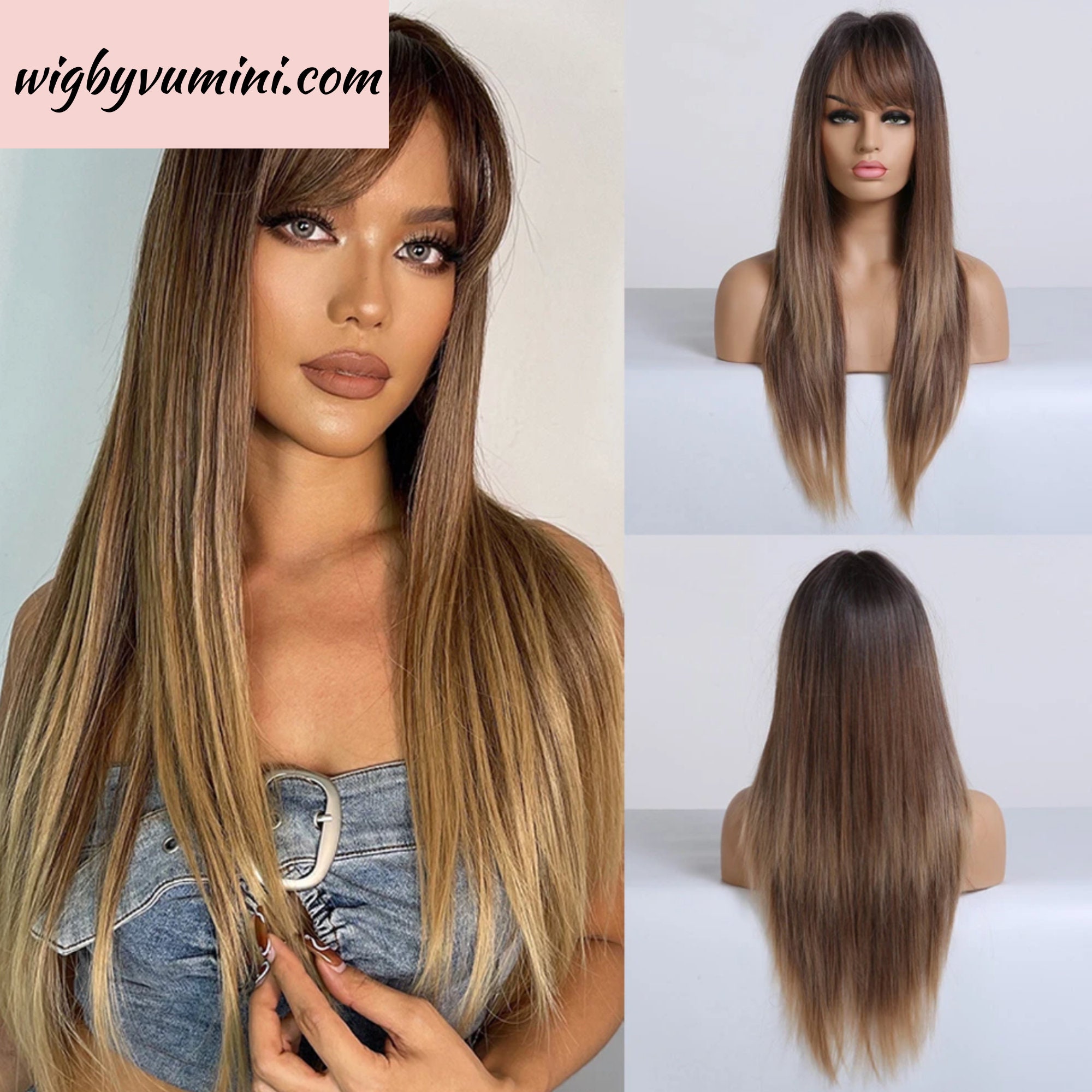 Brown And Silver Ombre Hair