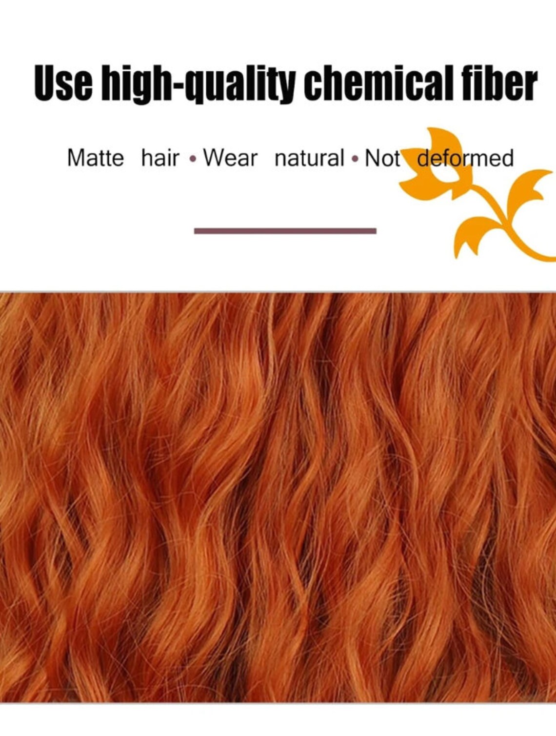 Lace Front Extra Long Curly Synthetic Orange Wig - Etsy