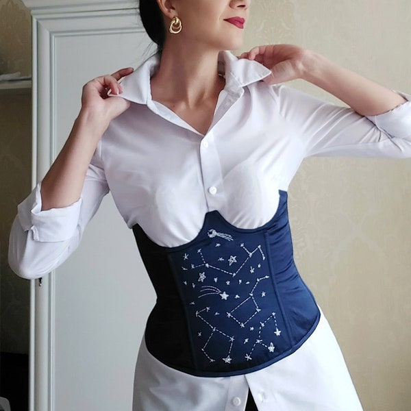 Embroidered Corset - Etsy