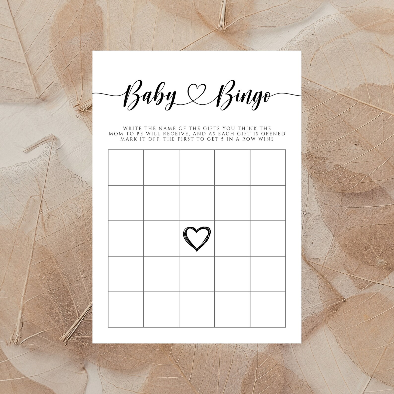 Children's Bingo Game | Baby Shower Game | Kids Bingo Printable | Kids ...