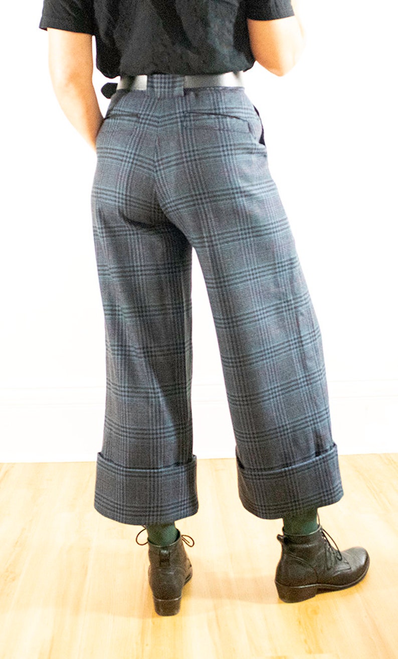 Lygia High Waist Wide Leg Pant Pattern PDF - Etsy