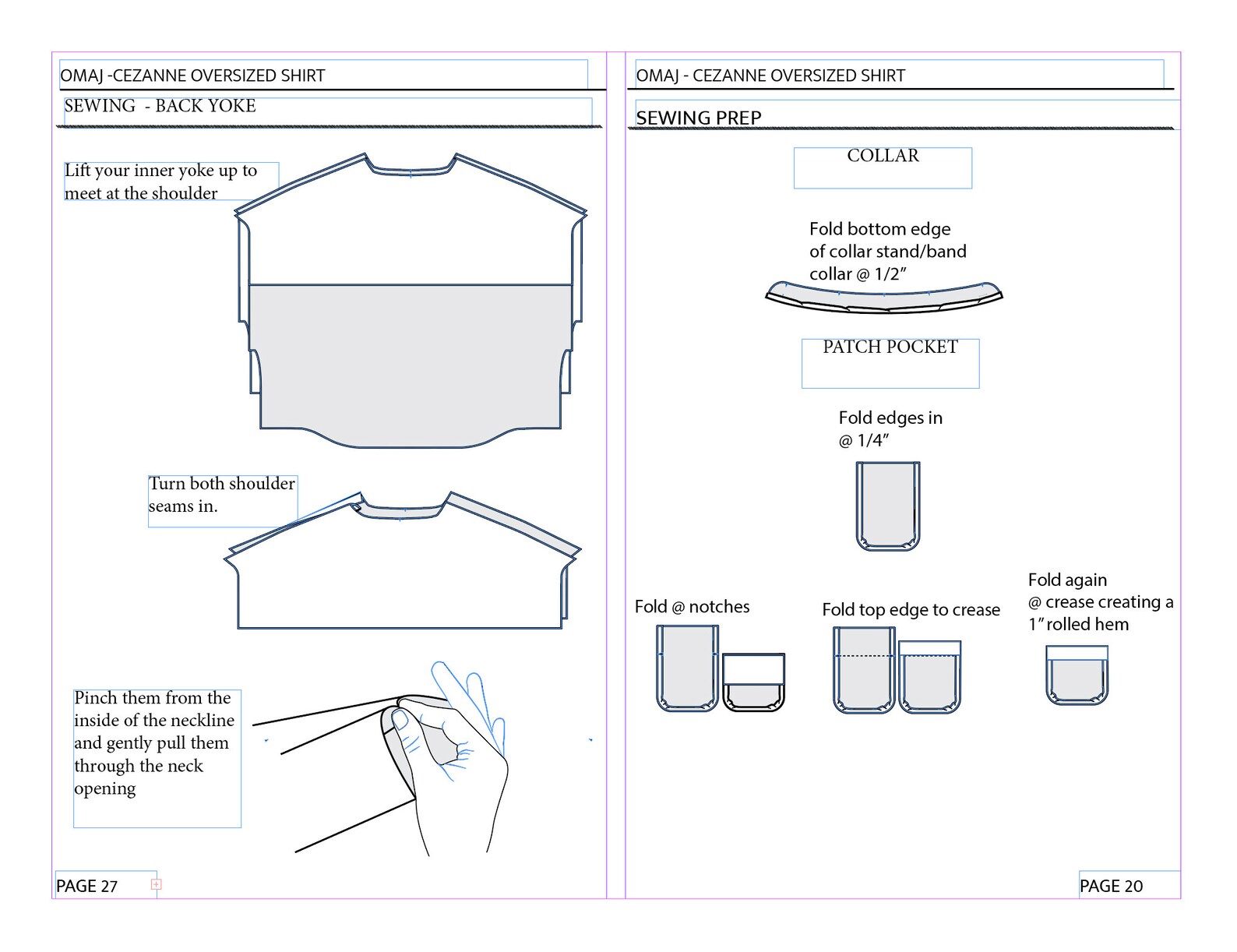 Cezanne Oversized Dropped Shoulder PDF Sewing Pattern - Etsy