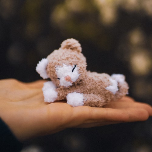 Miniature Plush Cat Kitten Stuffed Animal Doll Accessory - Etsy