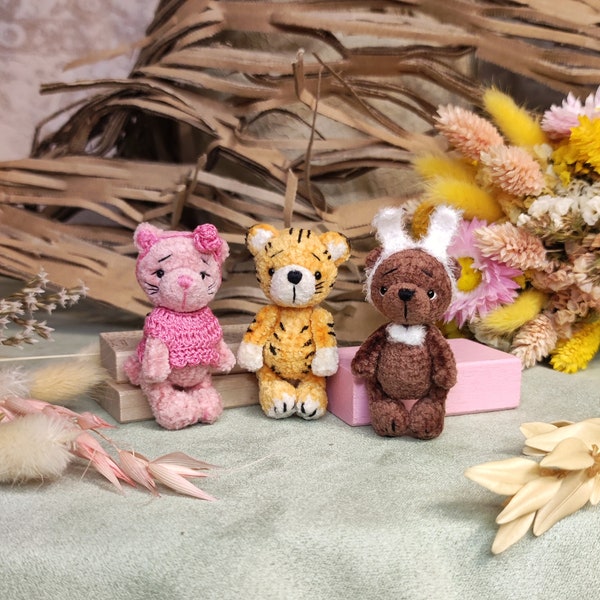 Tiny Stuffed Animals - Etsy