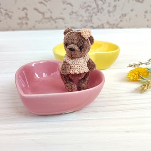 Mini Teddy Bear Plush Stress Relief Toy. Gift Anti Anxiety Toy. Support ...