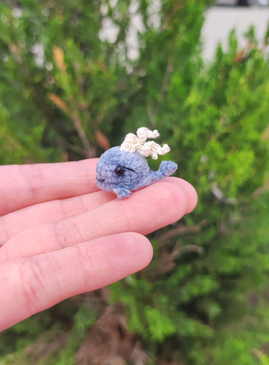 Miniature Stuffed Whale. Plushie Tiniest Animal for Collection. Cute ...