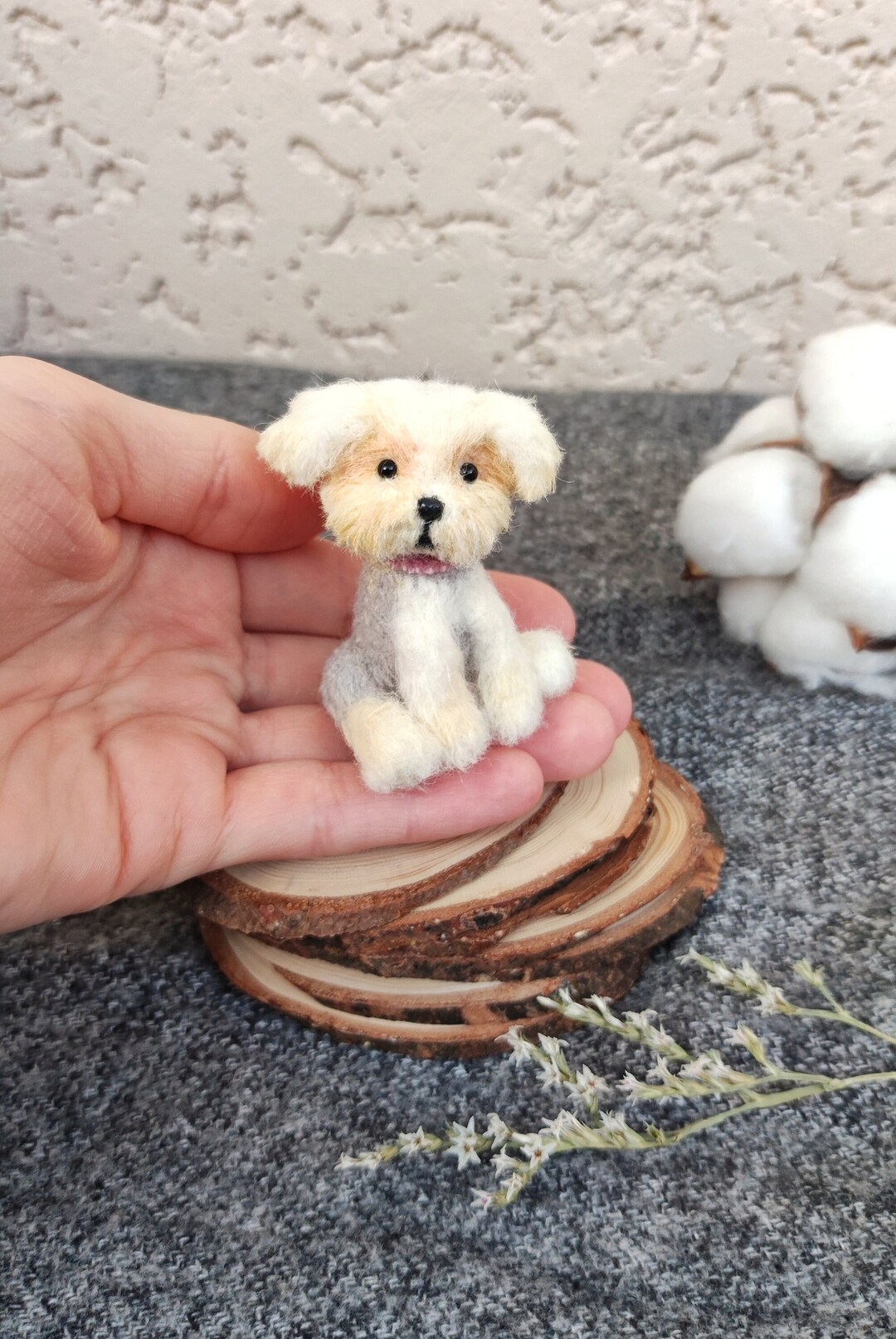 Custom Realistic Miniature Dog Replica. Personalised Tiny Stuffed Puppy ...