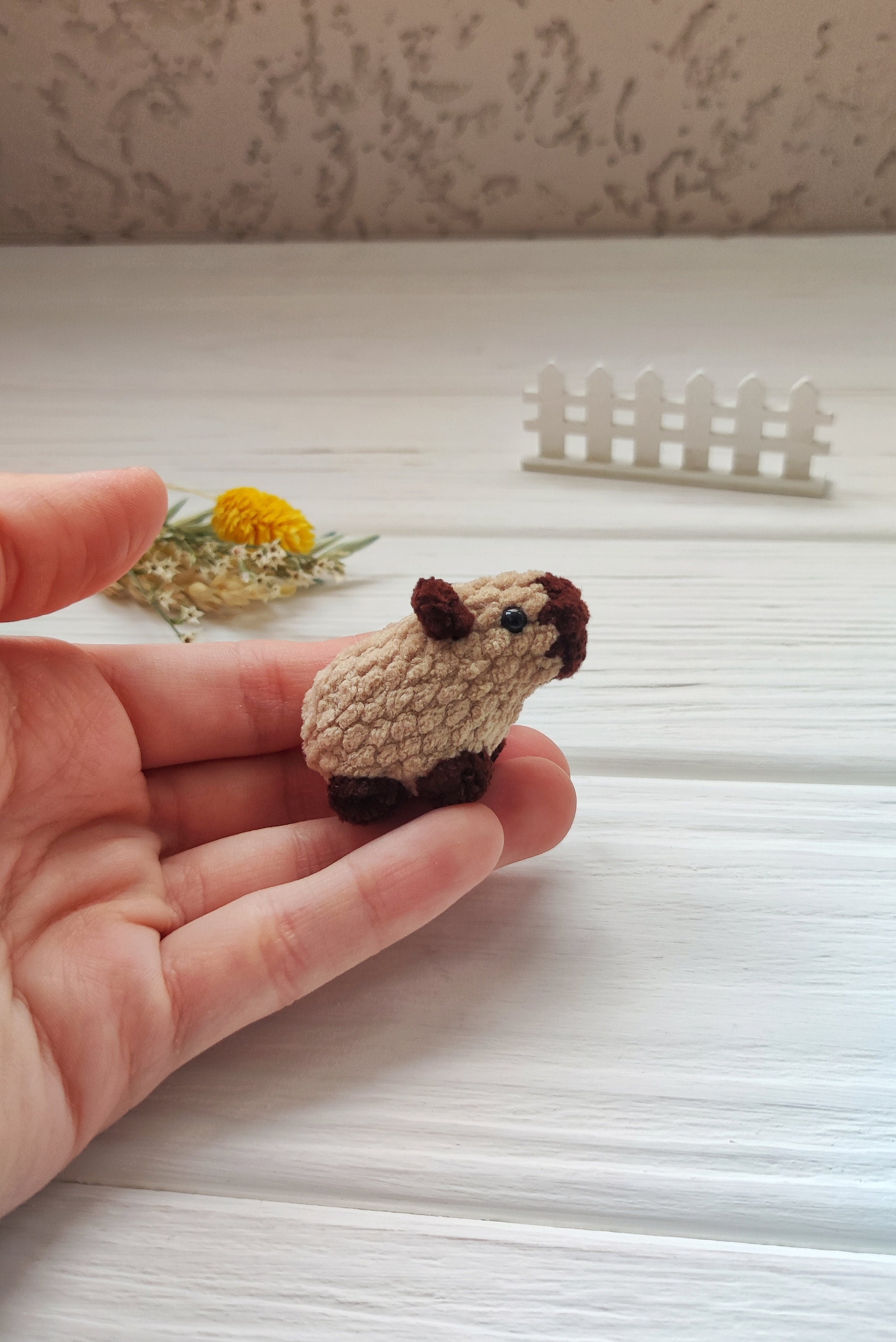 Cute Mini Capybara Plush Toy. Pocket Pet Friend. Emotional Support ...