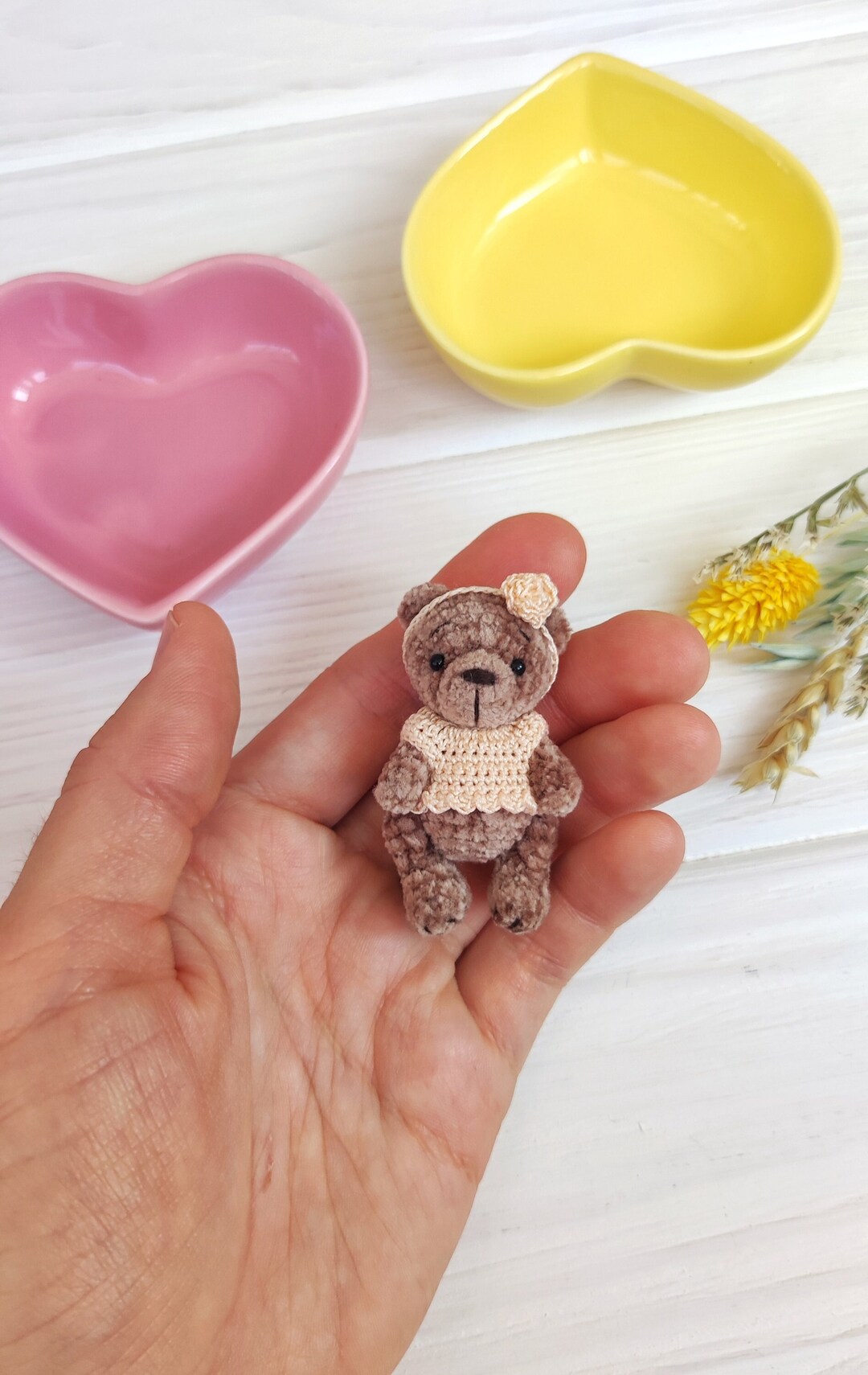Mini Teddy Bear Plush Stress Relief Toy. Gift Anti Anxiety Toy. Support ...