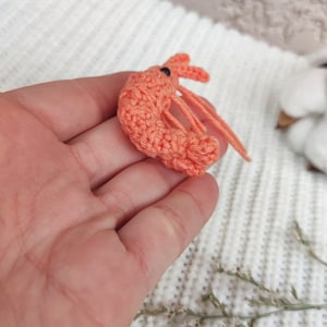 Miniature Emotional Support Shrimp. Cute Mini Gift Prawn. Cheer Up, No ...