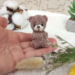 Mini Plush Teddy Bear Toy. Simple Cute Stuffed Little Teddy. Lovely ...