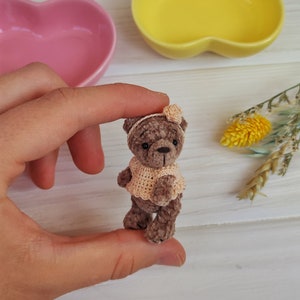 Mini Teddy Bear Plush Stress Relief Toy. Gift Anti Anxiety Toy. Support ...