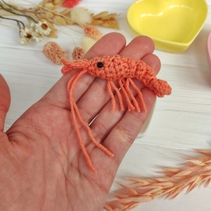 Pocket Emotional Support Shrimp. Tiny Stuffed Positive Prawn. Anti ...
