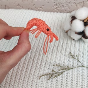 Miniature Emotional Support Shrimp. Cute Mini Gift Prawn. Cheer Up, No ...