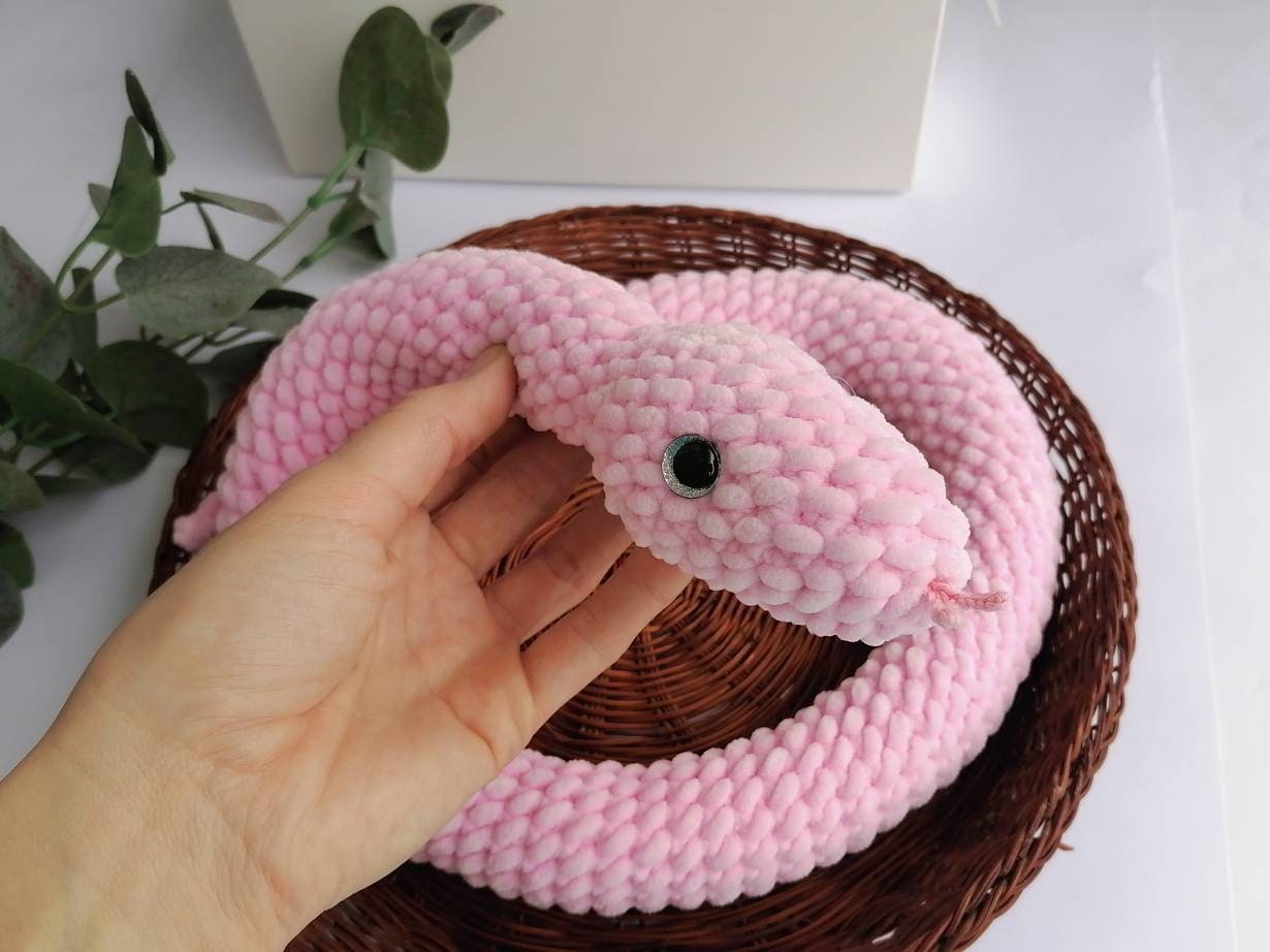 Snake Stuffed Animal Snake Plush Toy Realistic Snake 21st | Etsy