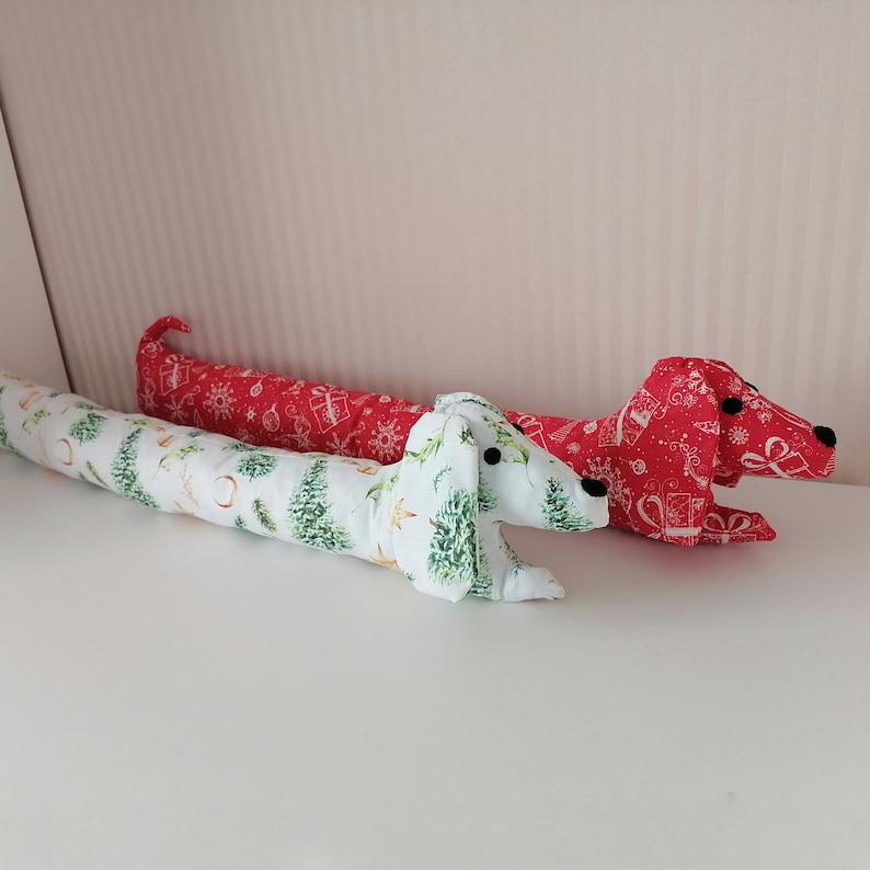 Door Draft Stopper Decorative, Dog Draft Stopper Christmas, Long Draft ...