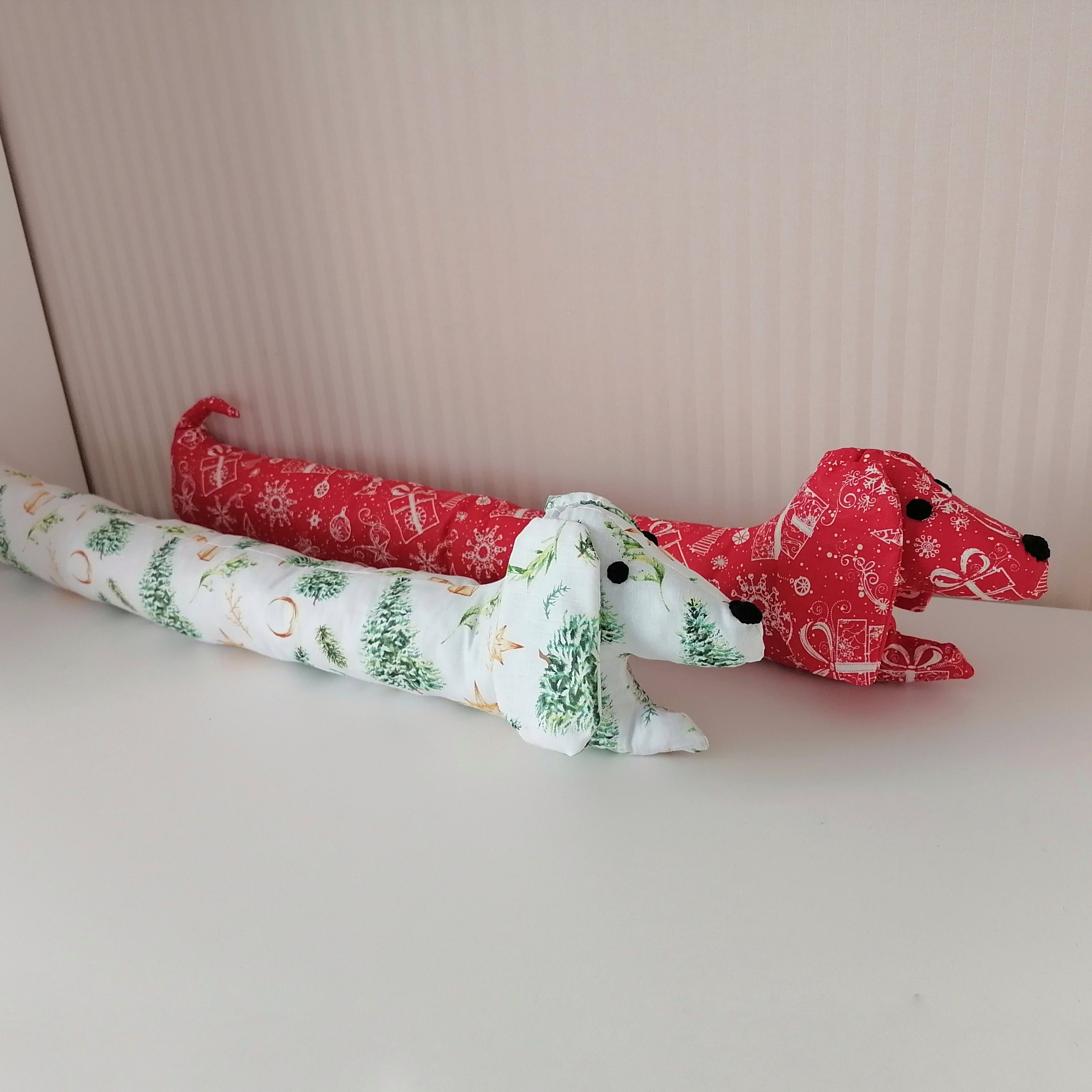 Door Draft Stopper Decorative, Dog Draft Stopper Christmas, Long Draft ...