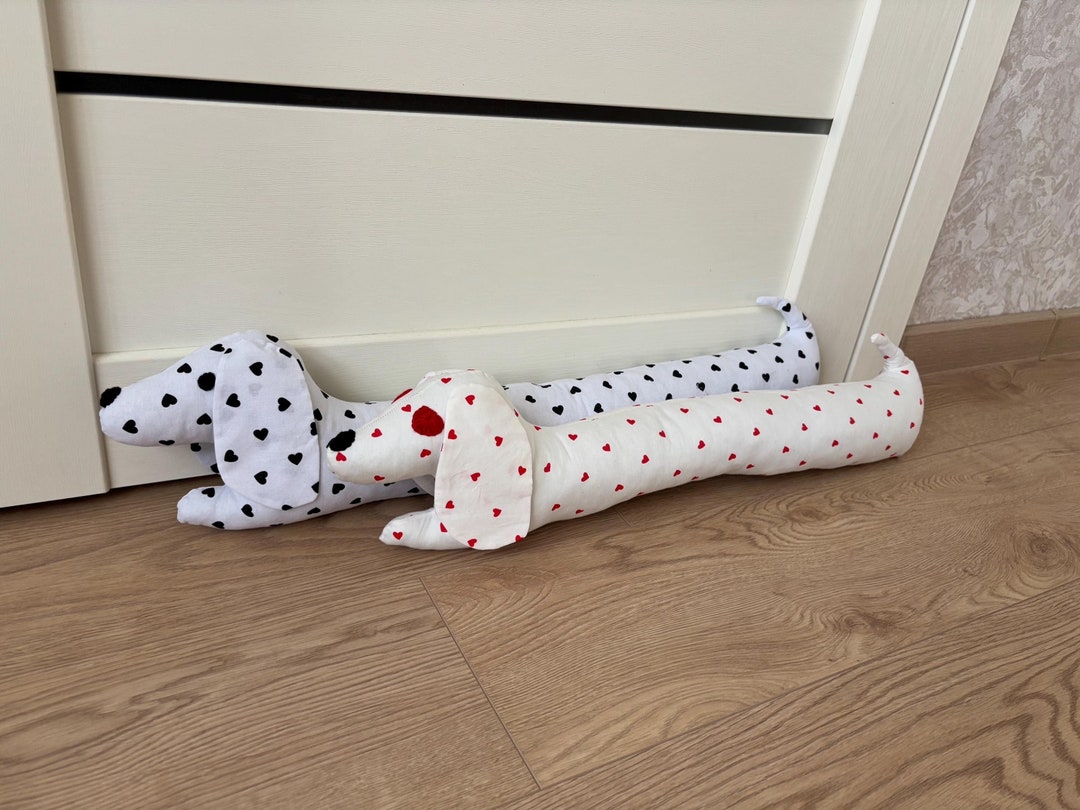 Dachshund Door Stopper, Dog Draft Stopper, Window Draft Stopper, Dog ...