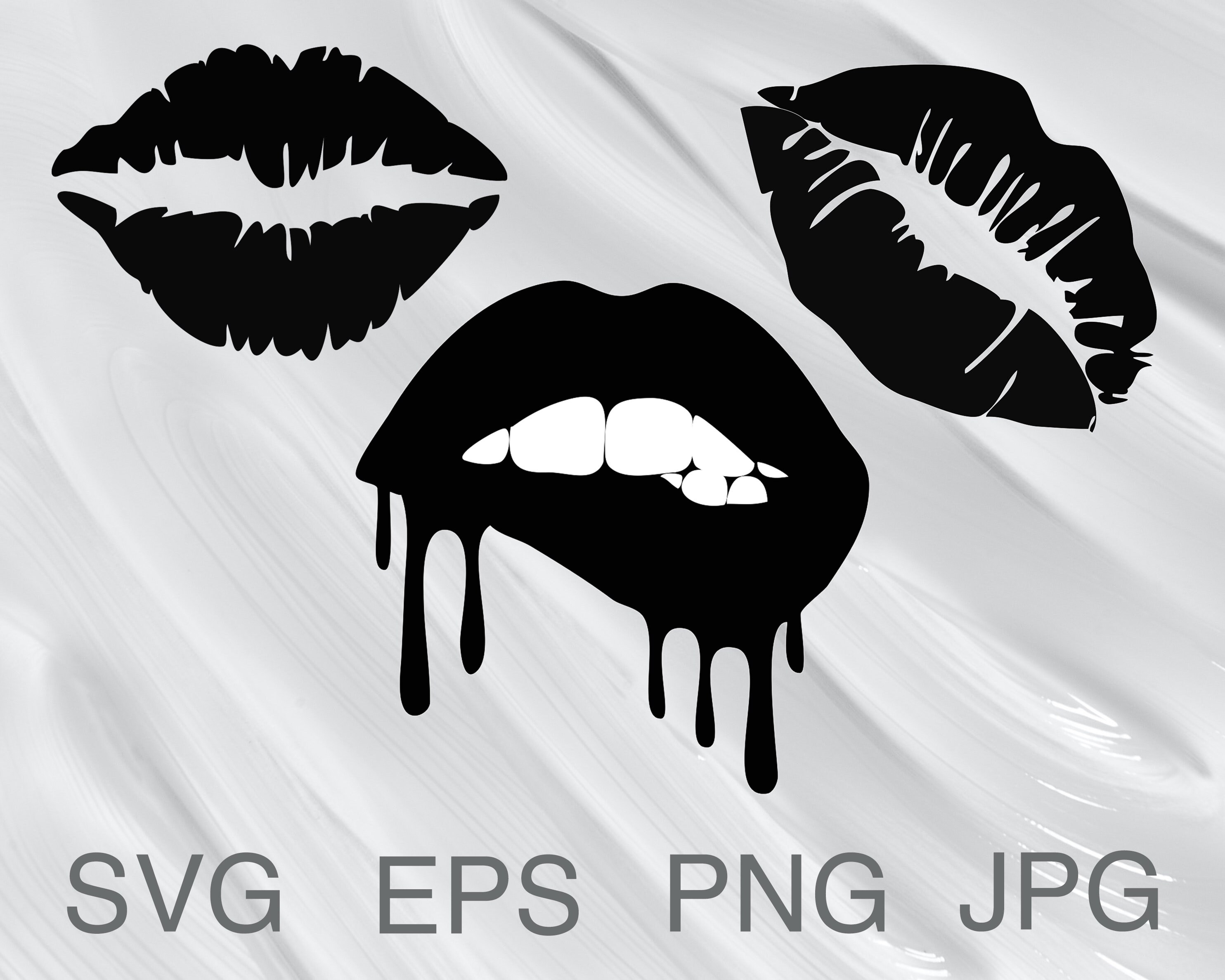 Lips Svg Files for Cricut Svg Designs Kiss Svg Lips | Etsy