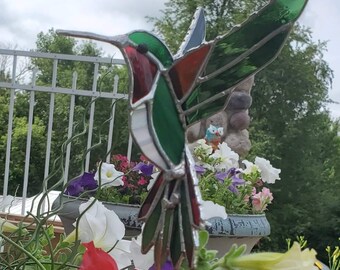 Glass Hummingbird - Etsy