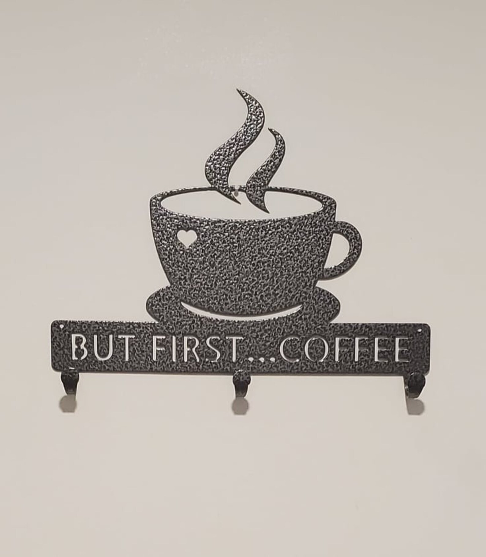 Powder Coated Metal Coffee Sign/mug Holder - Etsy