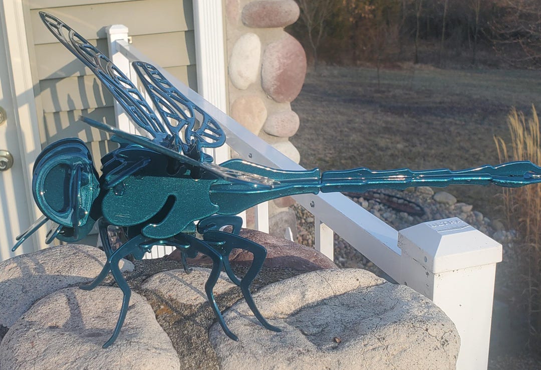 Heavy Duty Powder Coated Handmade Metal Dragonfly or Butterfly for ...