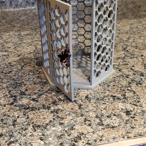 Wooden Honey Bee. Honey Comb Lantern - Etsy