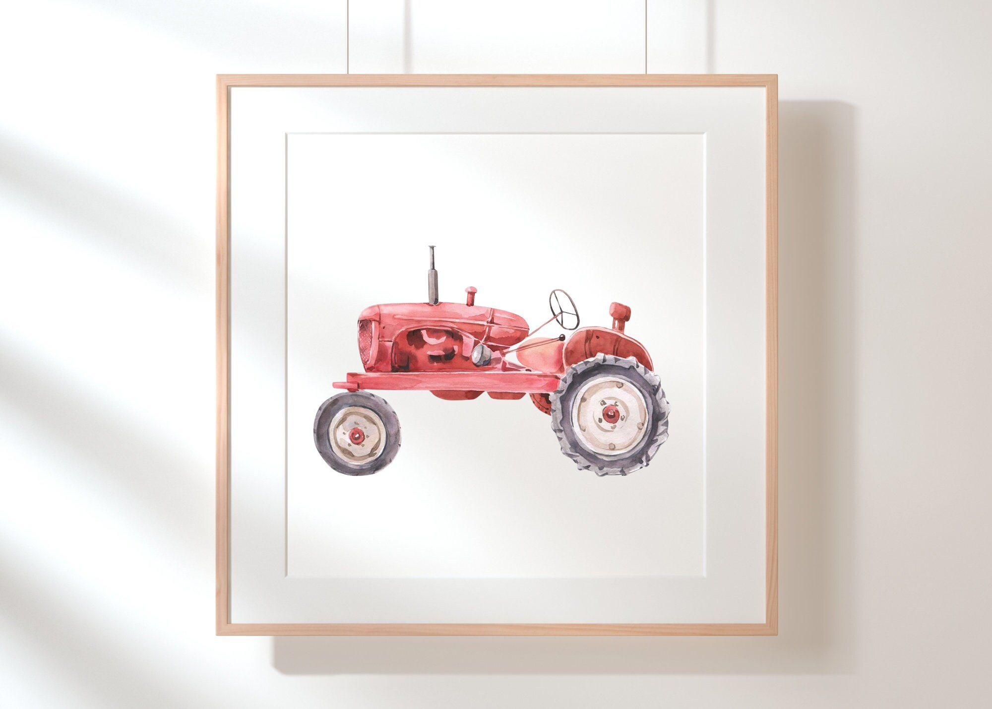 Farm Tractor Prints for Baby and Toddler Boys Room, Farm Nursery Decor ...