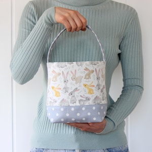 Easter Basket PDF Pattern – Reversible Basket in 3 Sizes, DIY Easter Bag, Beginner Sewing ...