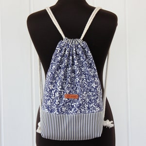Drawstring Backpack Sewing Pattern, Easy Sewing Project Bag , Ruksack ...