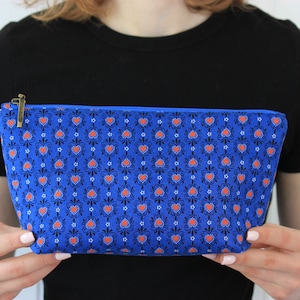 Cosmetic Bag Sewing Pattern, 5 Sizes, PDF Sew Tutorial Zipper Pouch ...