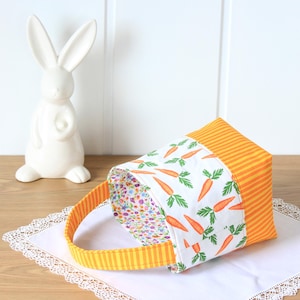 Easter Basket PDF Pattern – Reversible Basket in 3 Sizes, DIY Easter Bag, Beginner Sewing ...