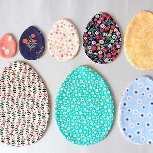 Fillable Easter Egg PDF Pattern – 8 Sizes, DIY Easter Decor, Easy ...