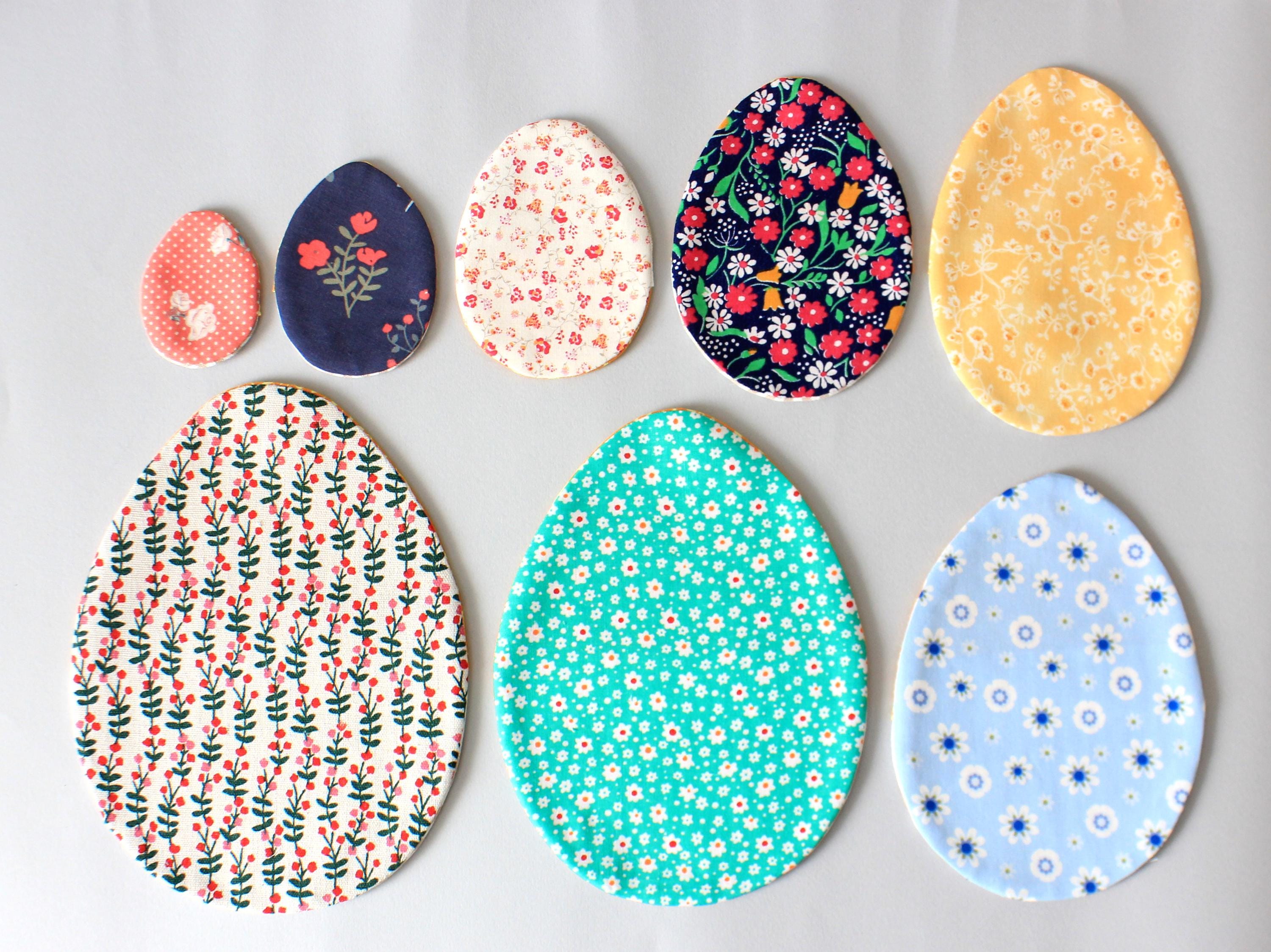 Fillable Easter Egg PDF Pattern – 8 Sizes, DIY Easter Decor, Easy ...